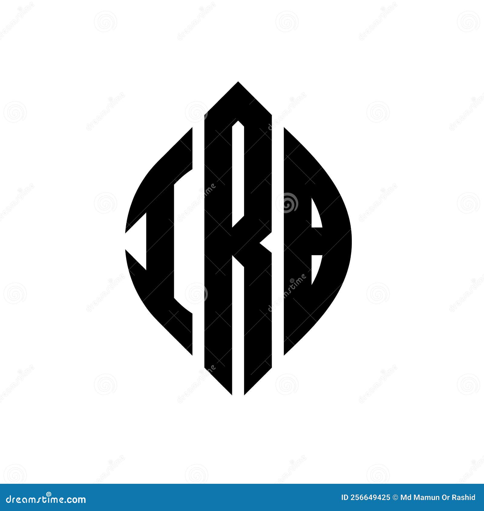 IRB Circle Letter Logo Design with Circle and Ellipse Shape. IRB ...