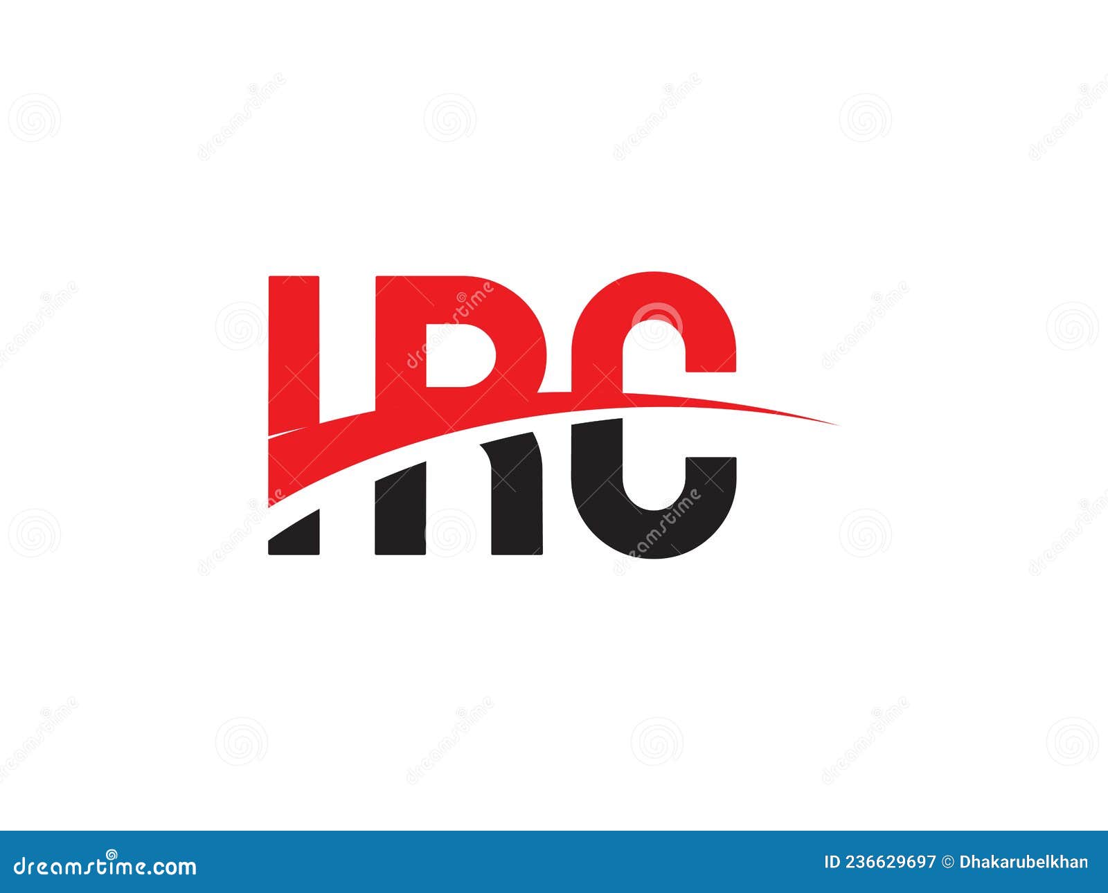 IRC Letter Initial Logo Design Vector Illustration Stock Vector ...