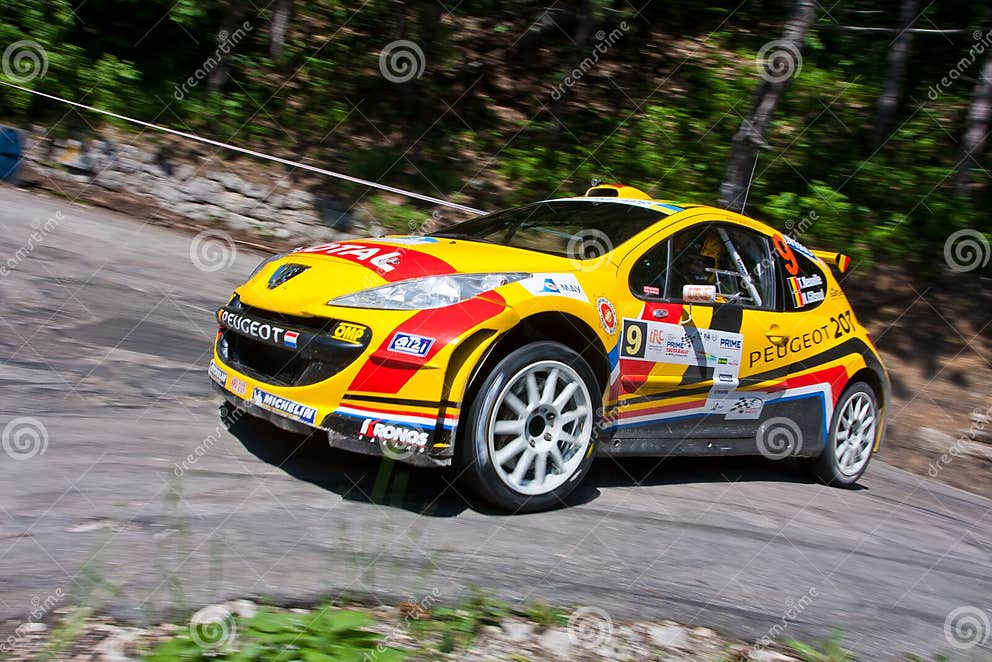 IRC Yalta Prime Rally 2011 editorial stock photo. Image of freddy ...