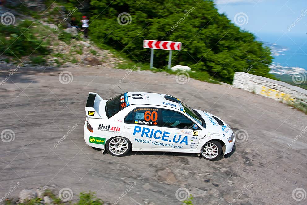 IRC Yalta Prime Rally 2011 editorial image. Image of asphalt - 19823055