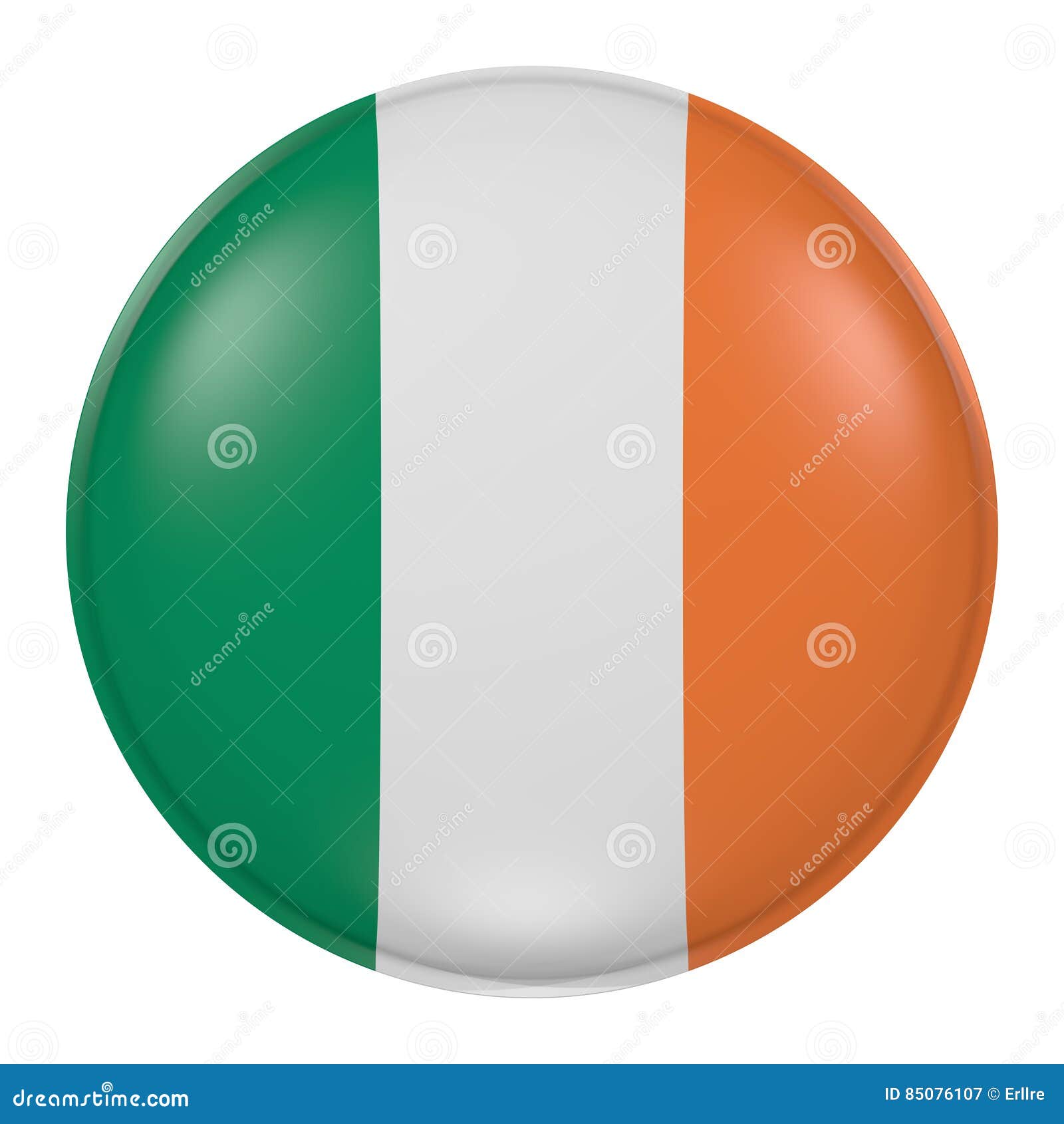 Ireland button stock illustration. Illustration of european - 85076107