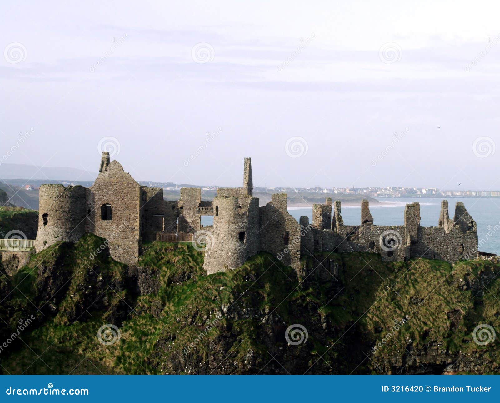 Ireland Castle Ruins stock photo. Image of sight, coastal - 3216420