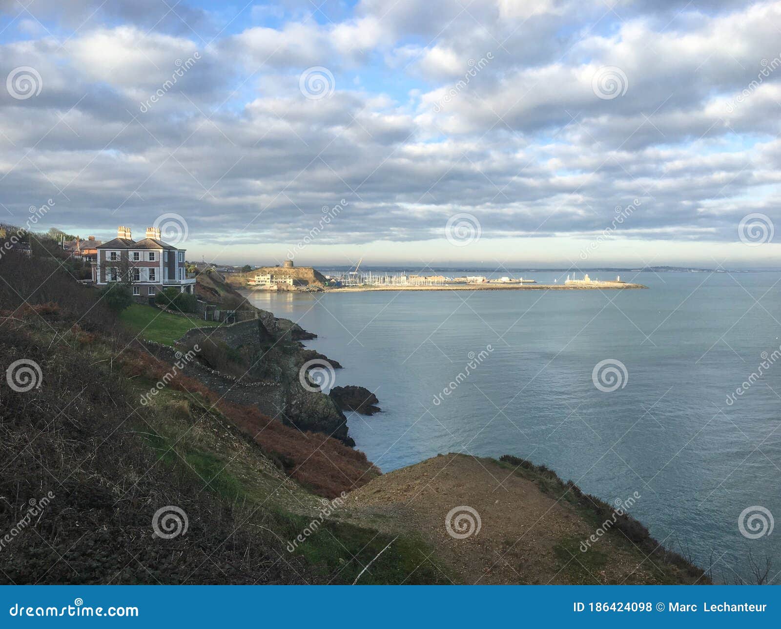 Ireland, Coast and Cliffs of Howth Path Cliff Walk Stock Photo - Image ...