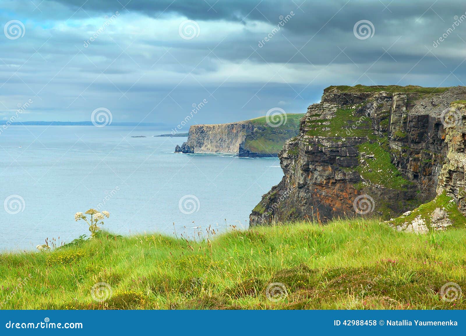 Ireland coast stock photo. Image of adventure, moher - 42988458