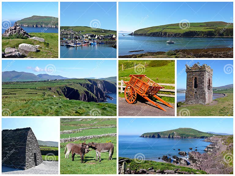 Ireland Collage stock photo. Image of european, collage - 19953866