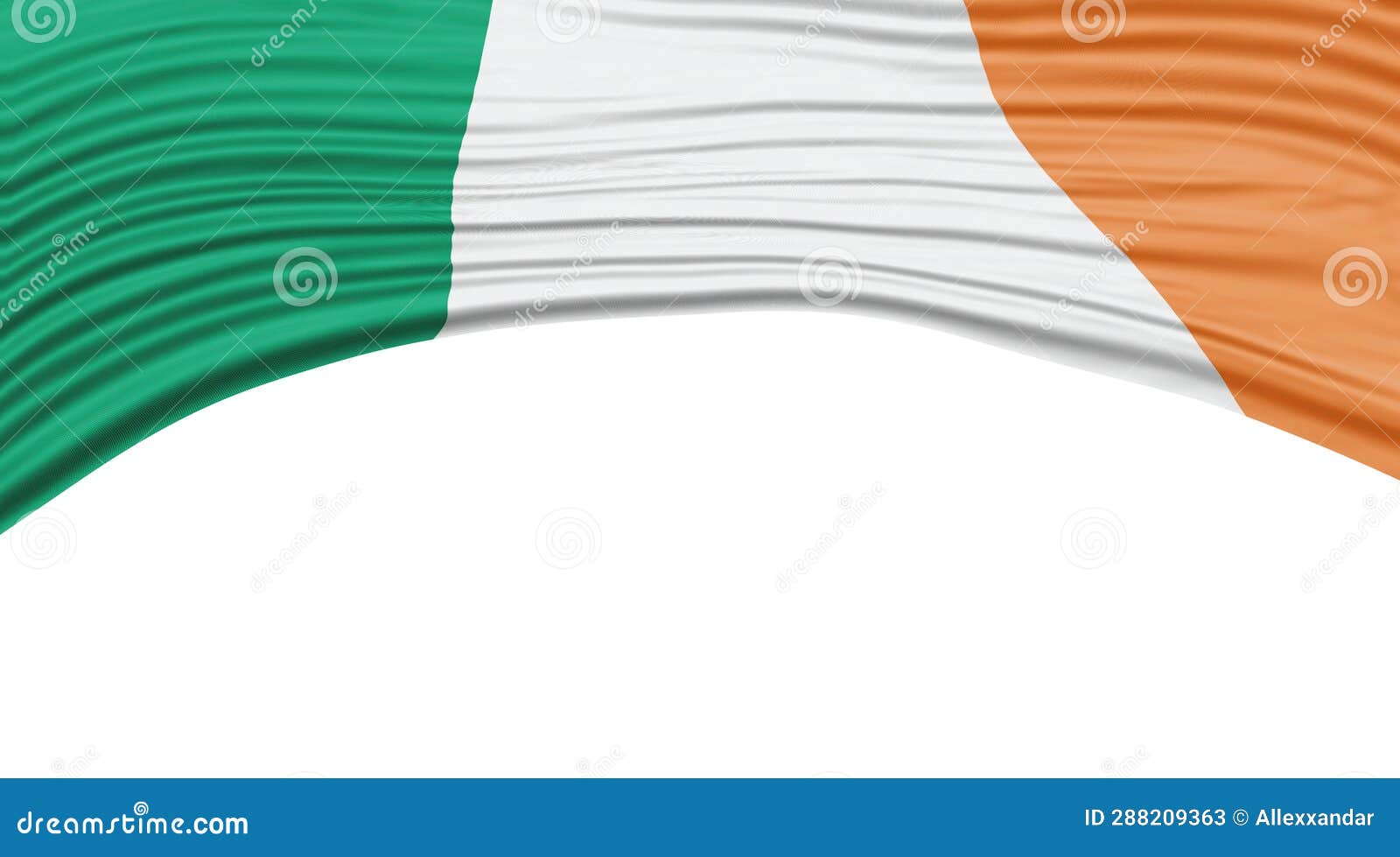 Ireland Flag Wave, National Flag Stock Image - Image of anniversary ...