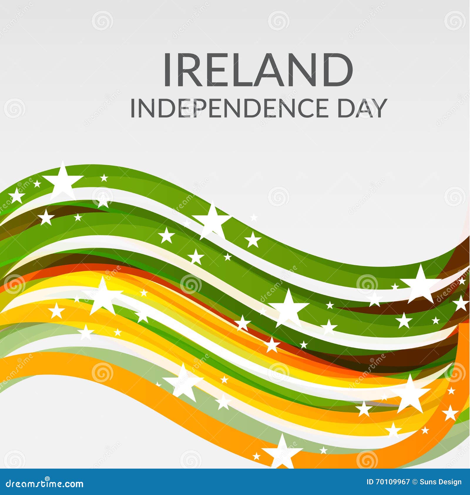 Ireland Independence Day stock illustration. Illustration of patrick ...