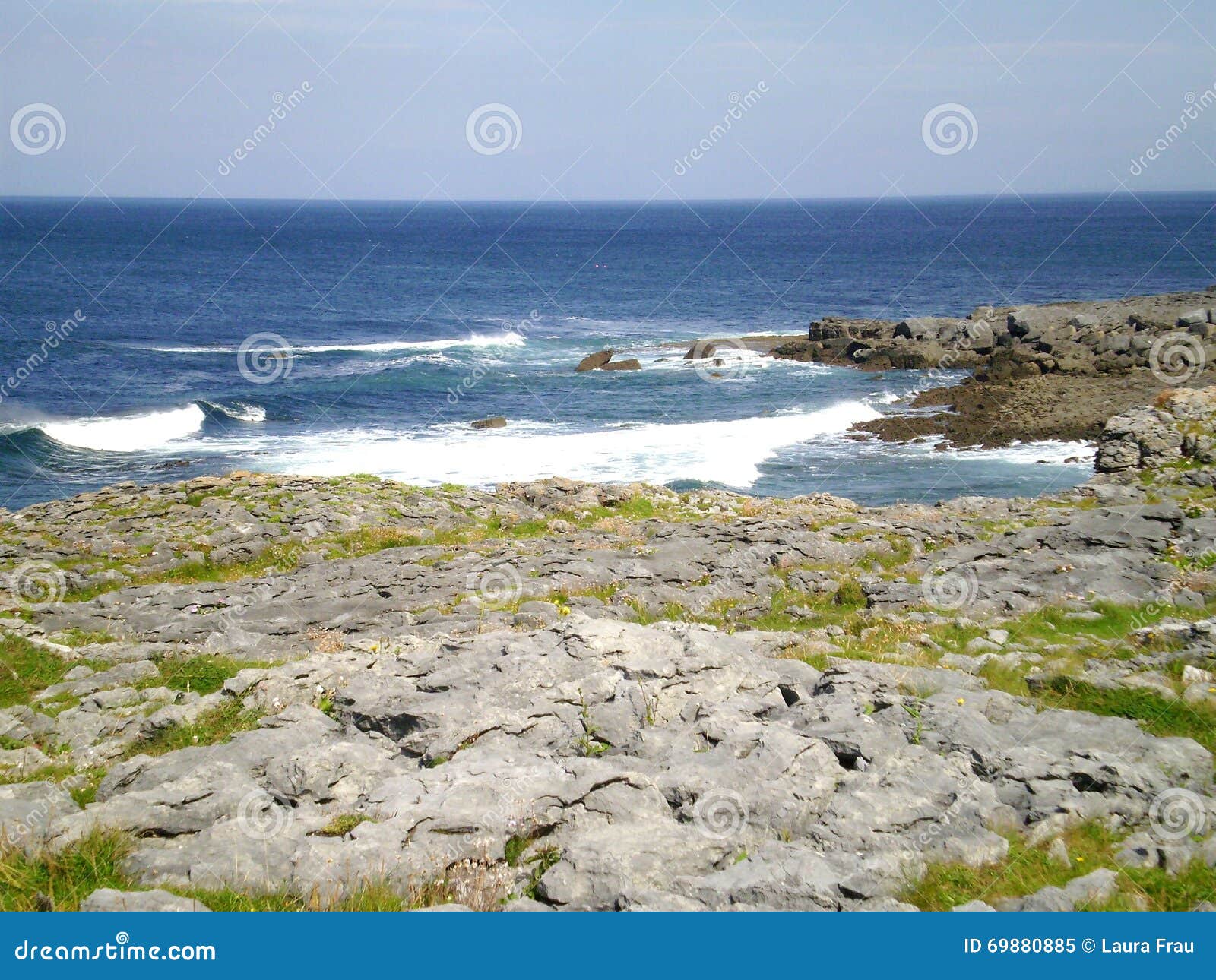 Ireland stock image. Image of ireland, rocks, ocean, beach - 69880885