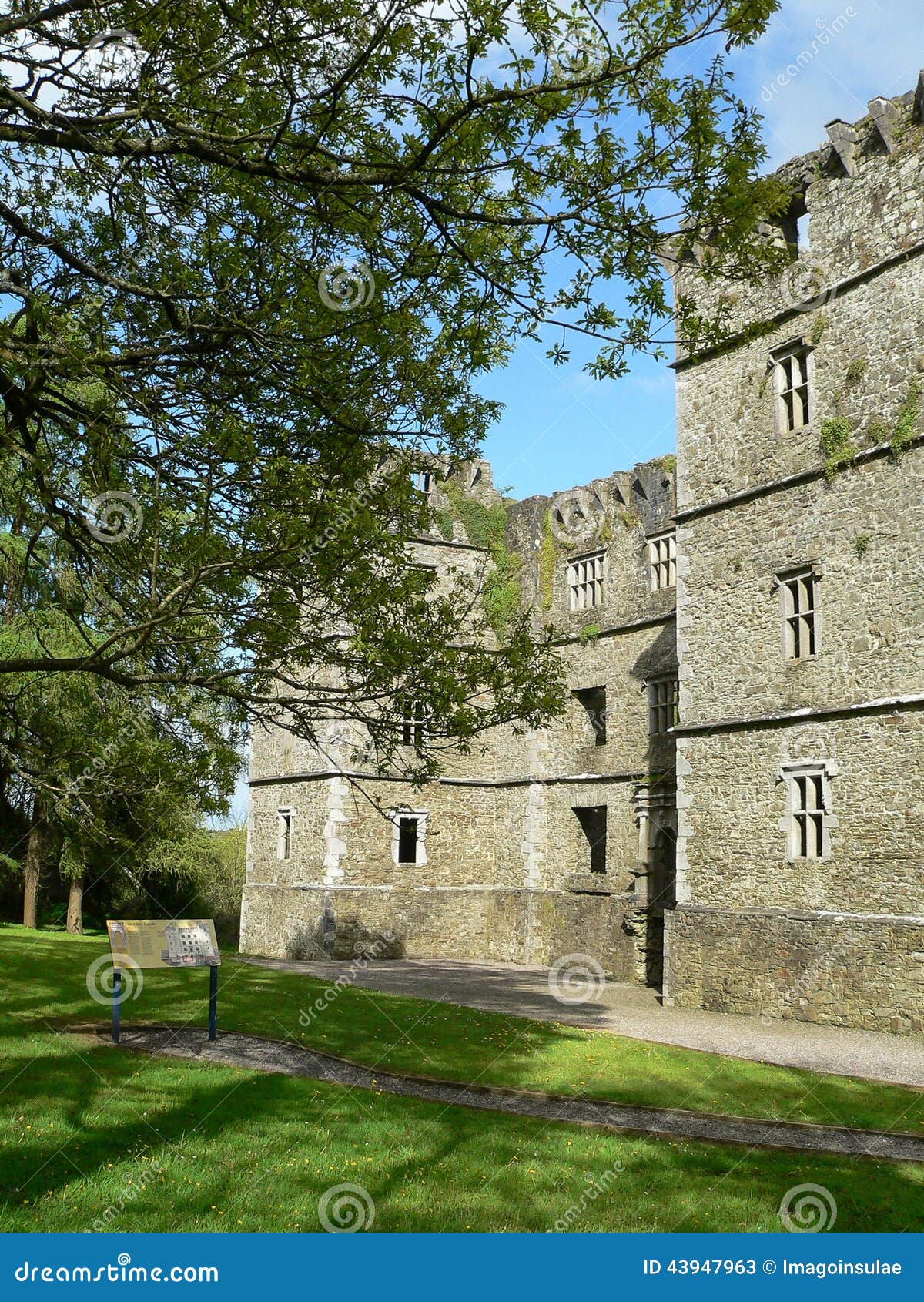 Ireland. Kanturk editorial stock photo. Image of ancient - 43947963