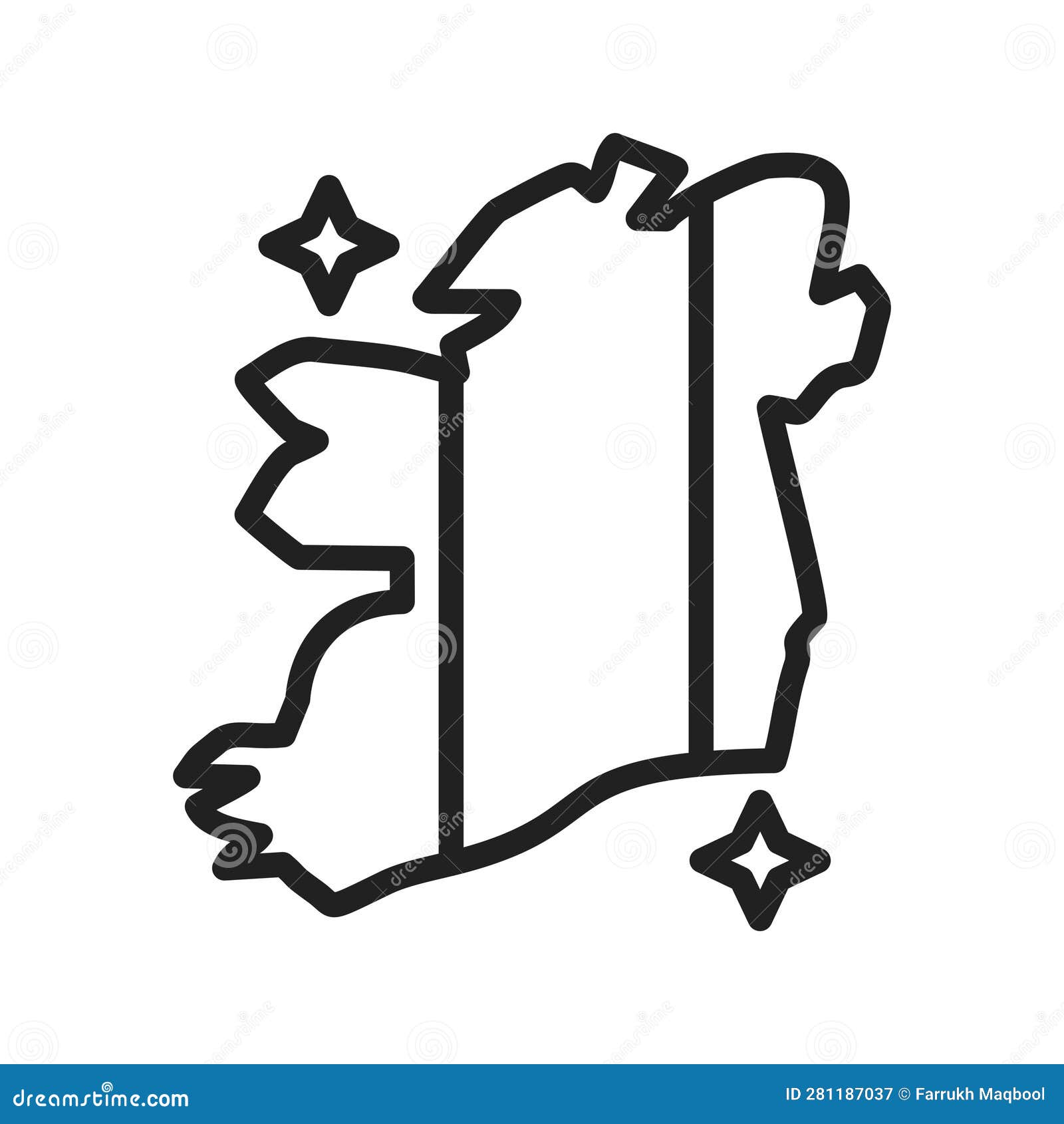 Ireland Map Icon Image. stock vector. Illustration of isolated - 281187037