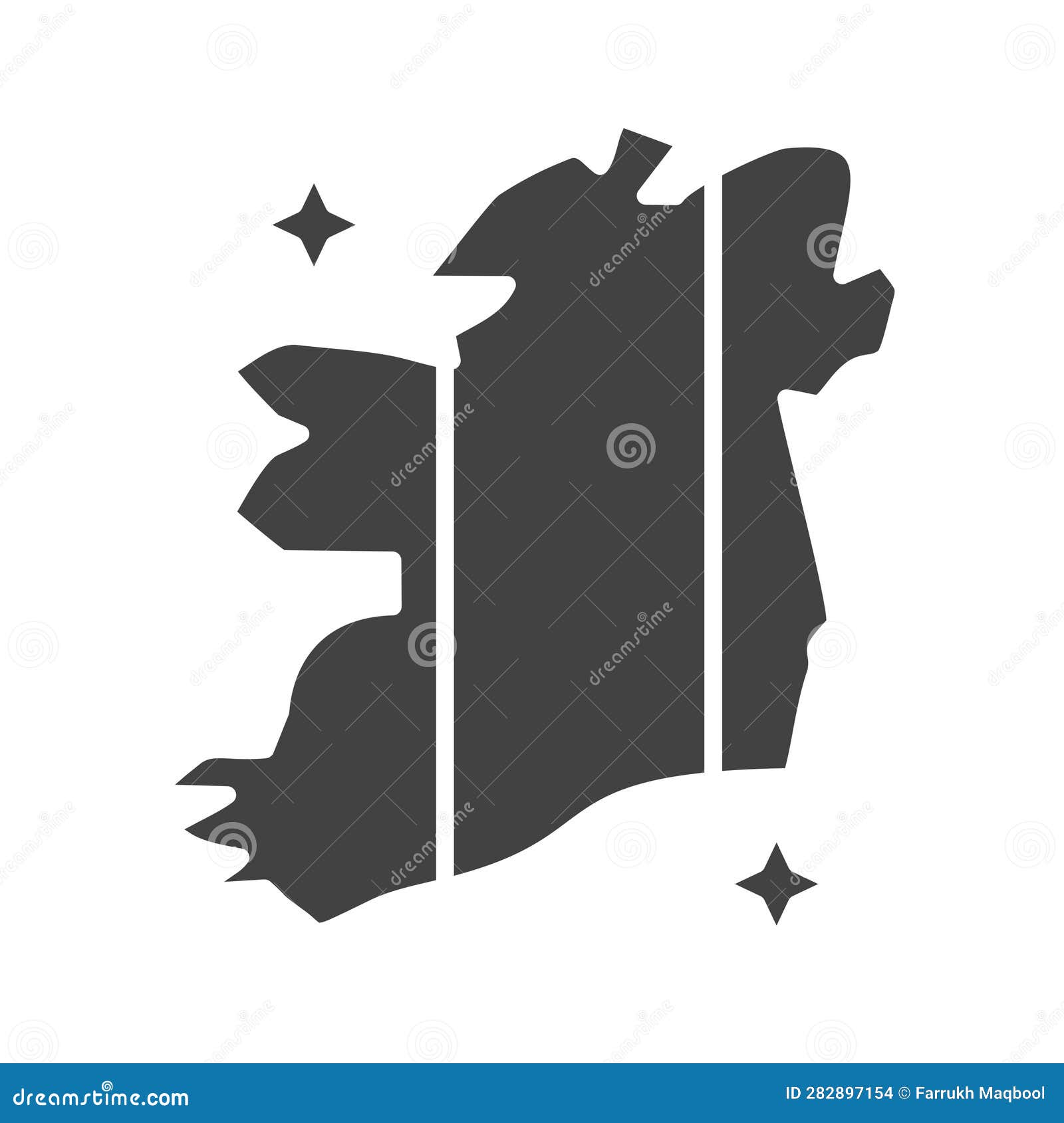 Ireland Map Icon Image. stock vector. Illustration of design - 282897154