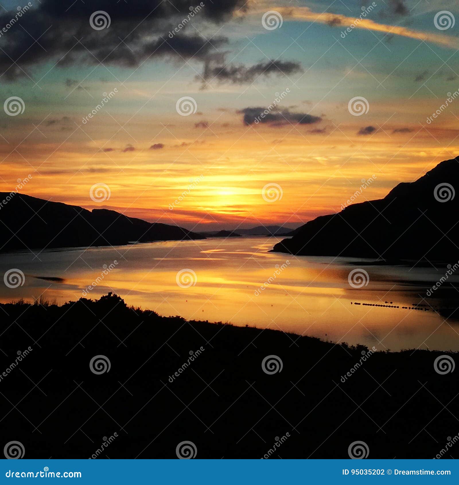 Ireland - stock photo. Image of water, rising, ireland - 95035202