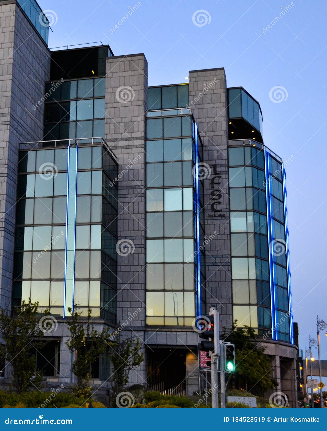 Ireland`s International Financial Services Centre Editorial Stock Image ...