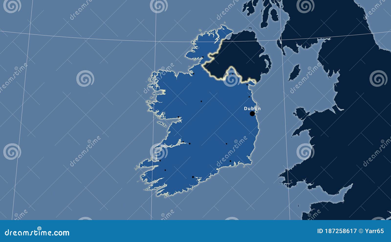 Ireland - Solid. Composition, Borders Stock Illustration - Illustration ...