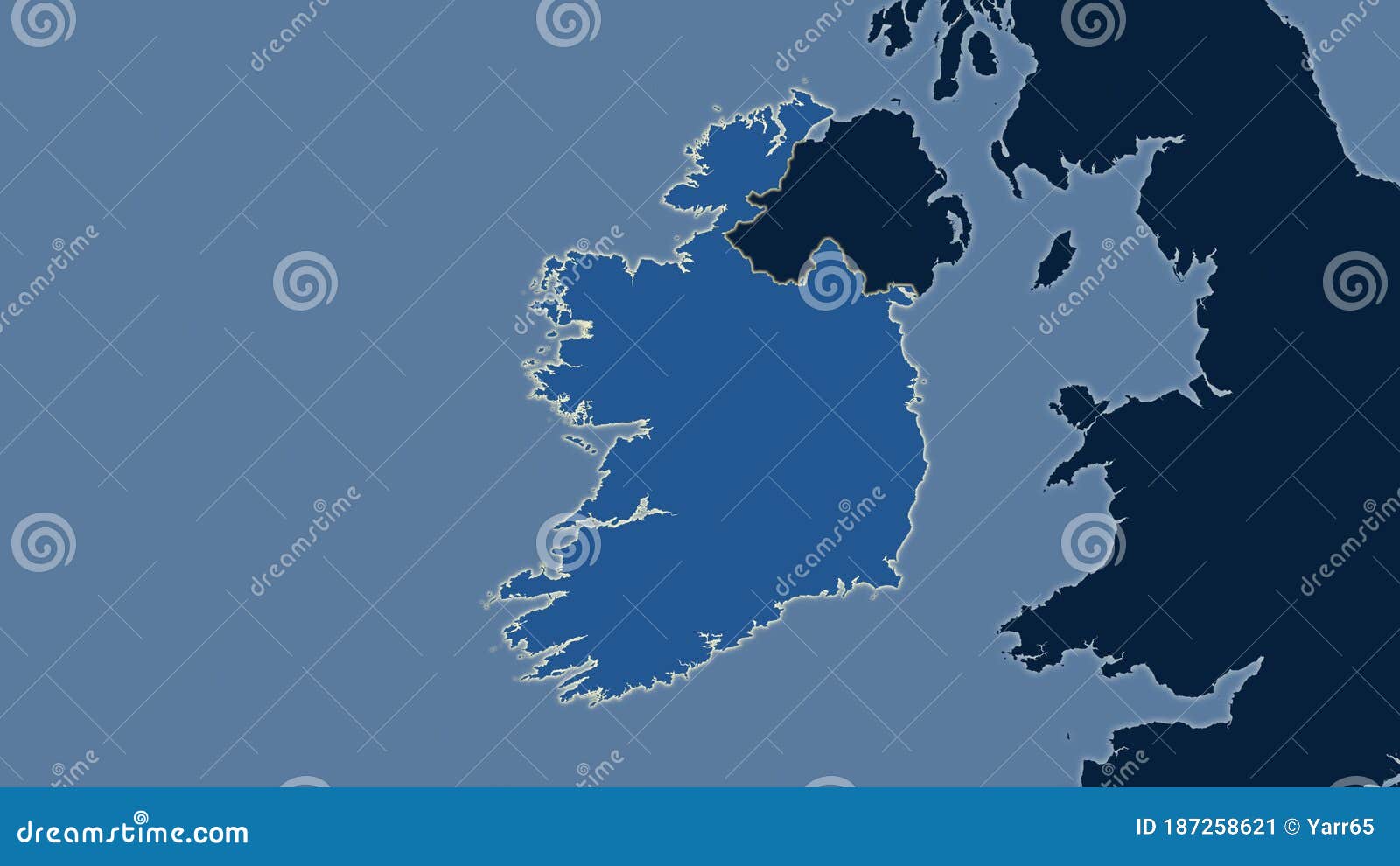 Ireland - Solid. Composition Stock Illustration - Illustration of ...