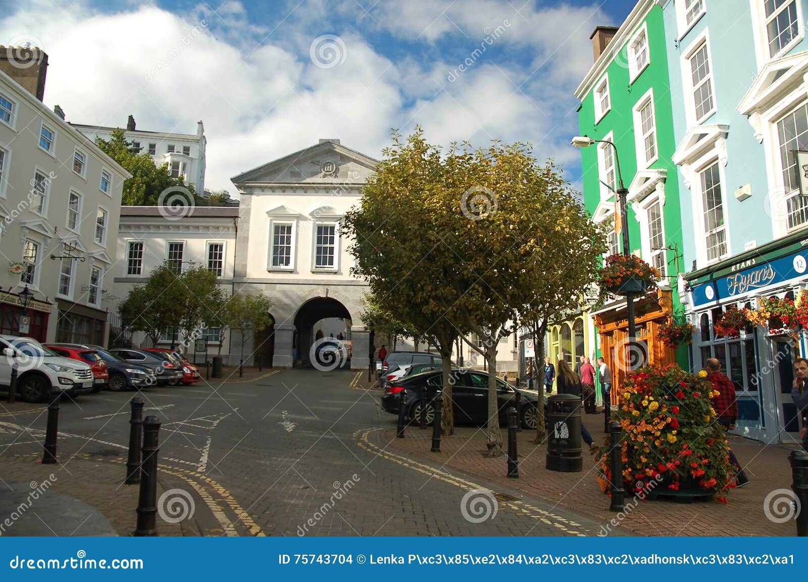 Ireland editorial stock image. Image of square, ireland - 75743704