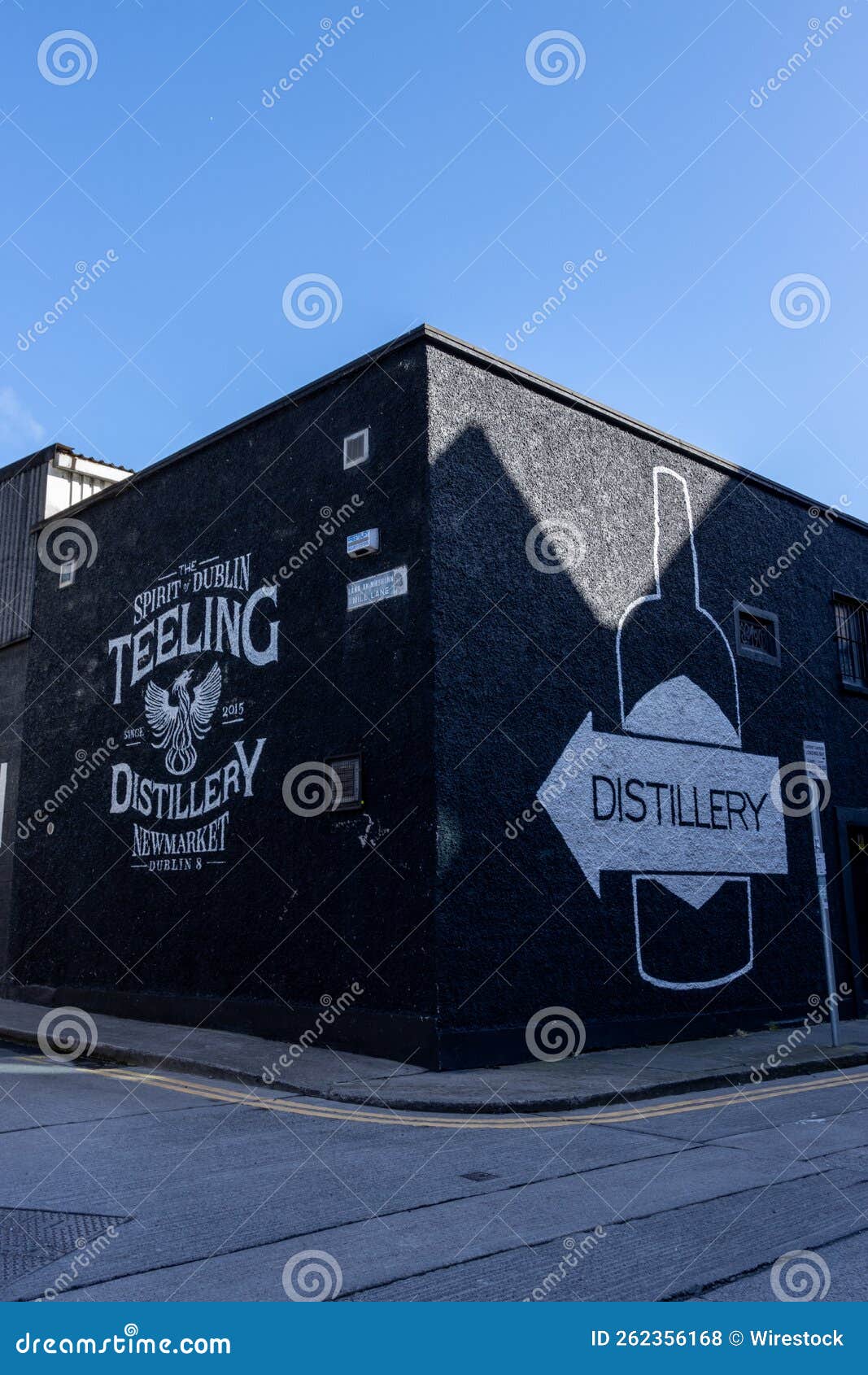Ireland, Teeling Whiskey Distillery Under the Blue Sky Editorial Stock ...