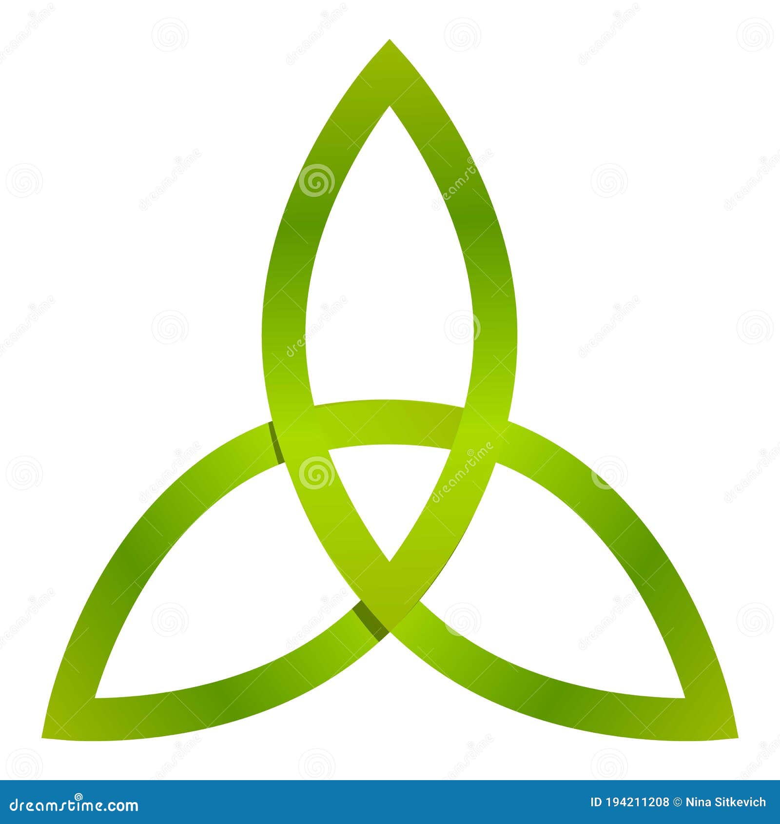 Ireland Triangle Icon, Cartoon Style Stock Vector - Illustration of ...