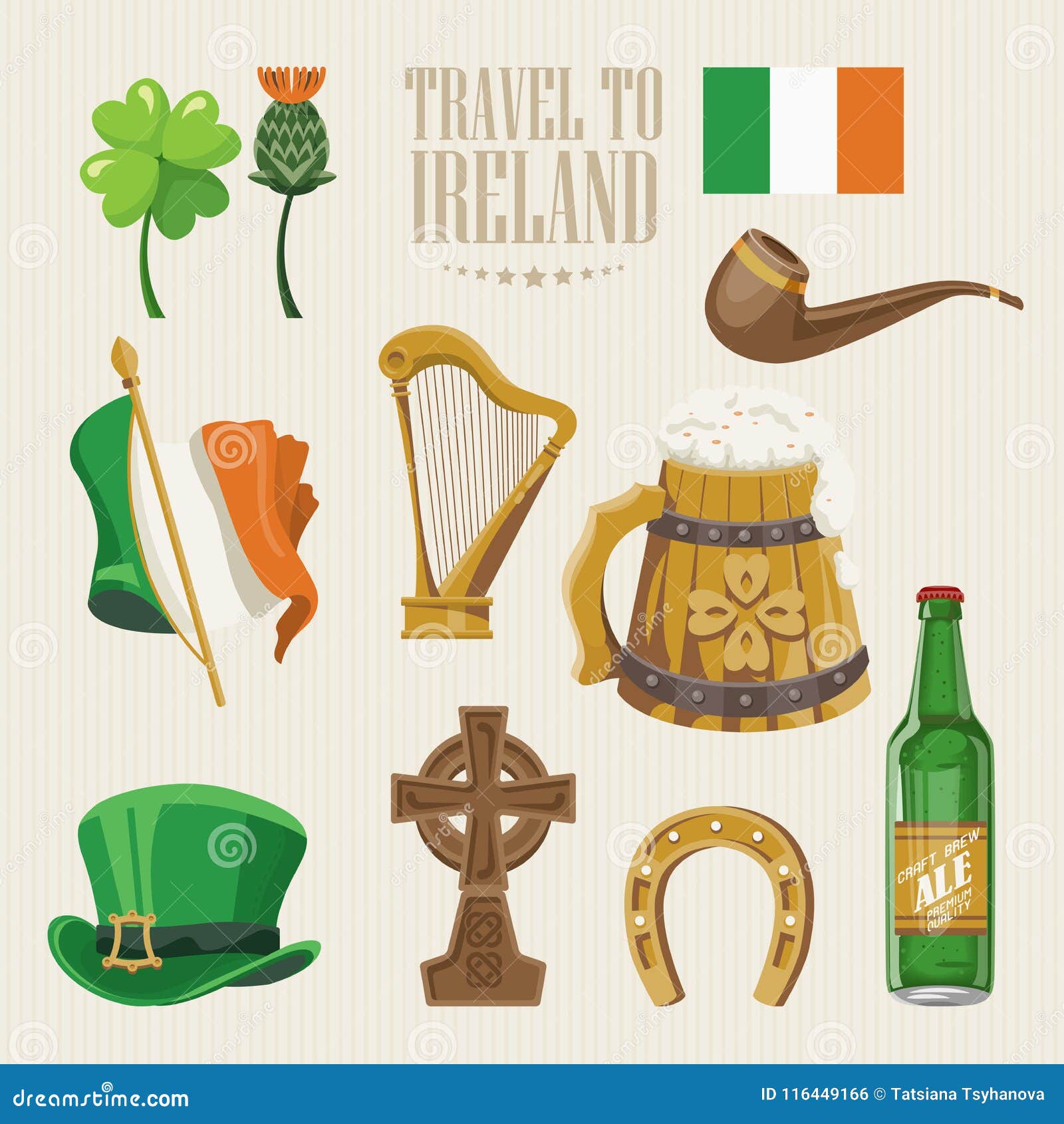 Ireland Castle Silhouette Print Wall Art - Dark Black And Dark Beige ...