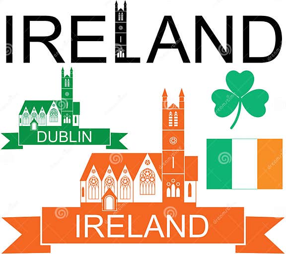 Ireland stock vector. Illustration of monument, traditional - 49076019