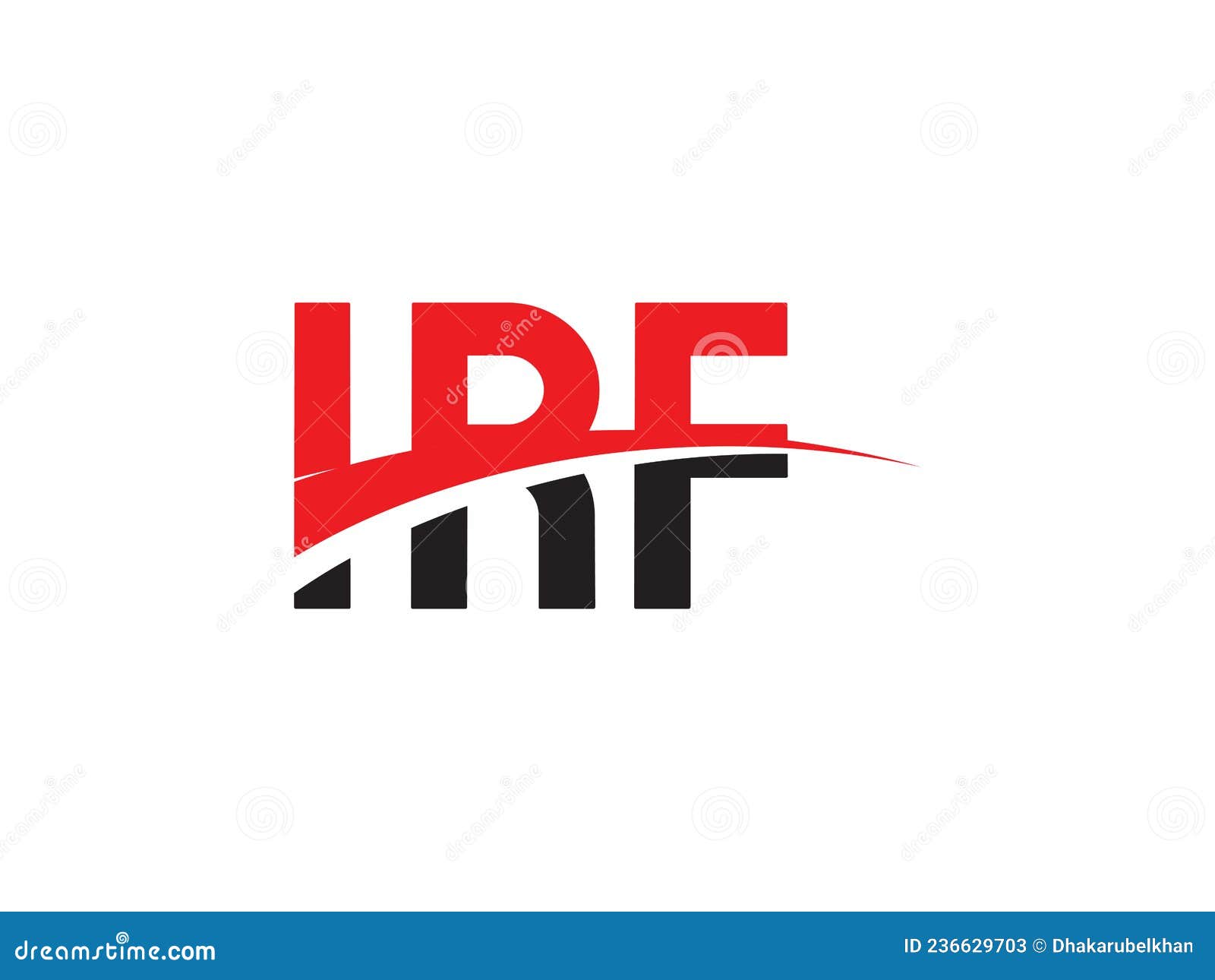 IRF Letter Initial Logo Design Vector Illustration Stock Vector ...