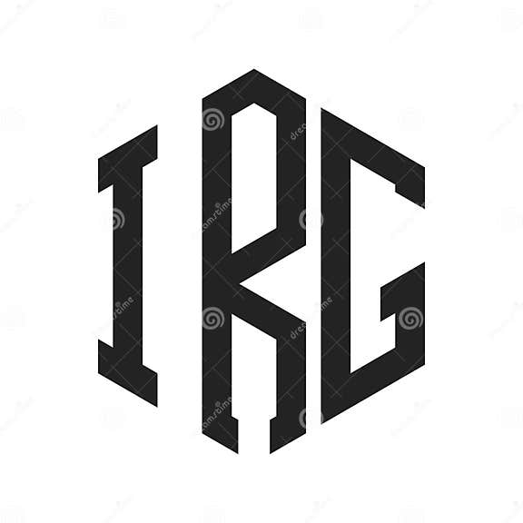 IRG Logo Design. Initial Letter IRG Monogram Logo Using Hexagon Shape ...