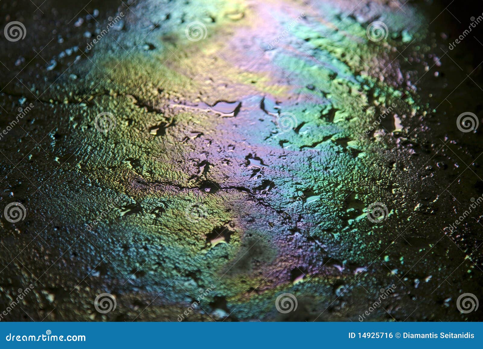 Iridescence of oil stock photo. Image of flickering, texture - 14925716
