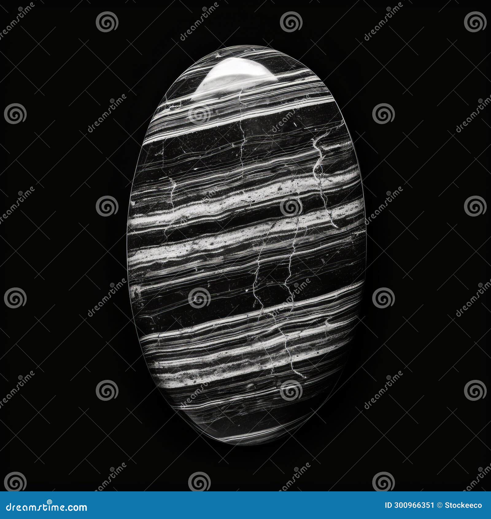 Iridescent Black and White Stone: a Captivating Solarization Effect ...