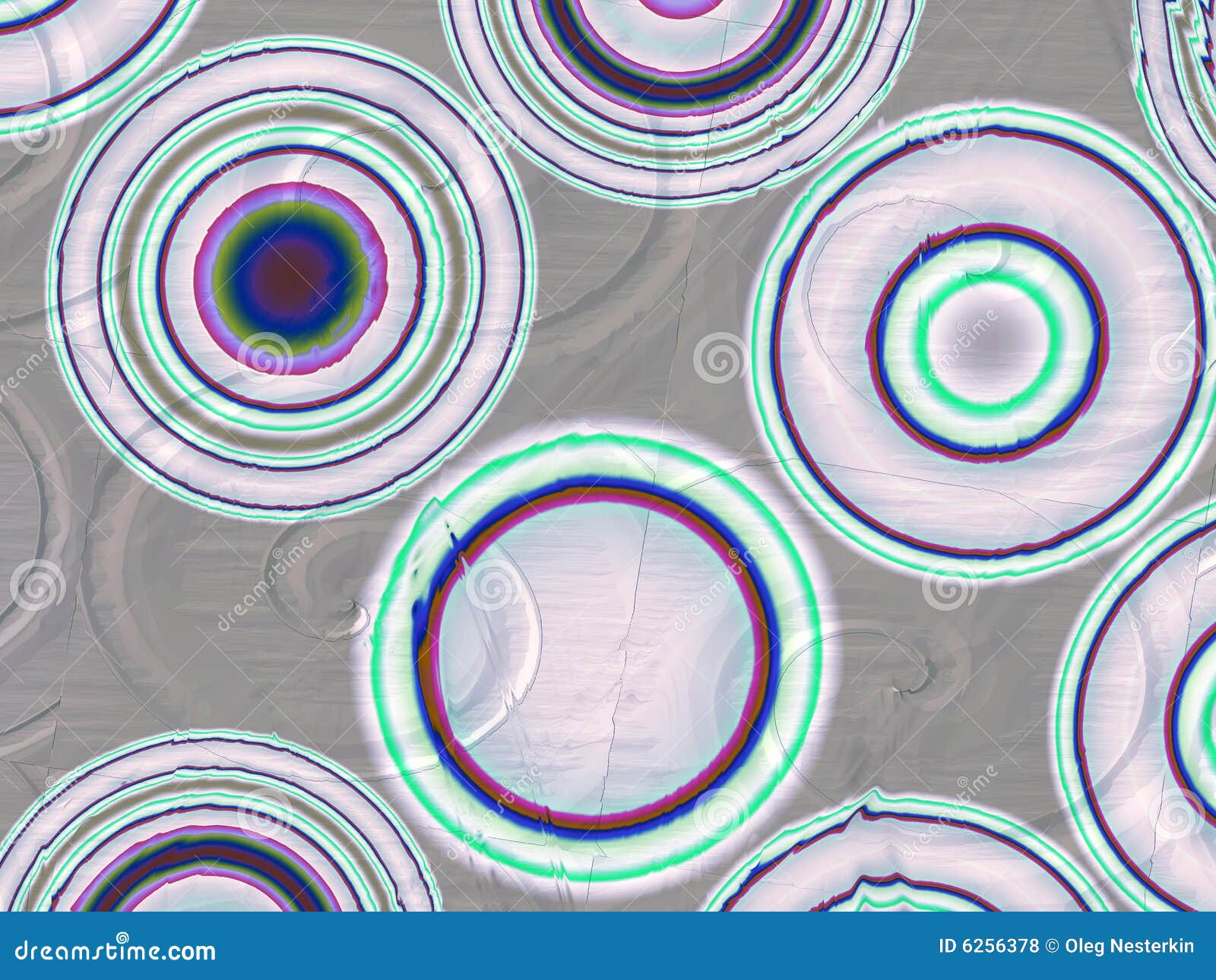 Iridescent Circles Picture. Image: 6256378