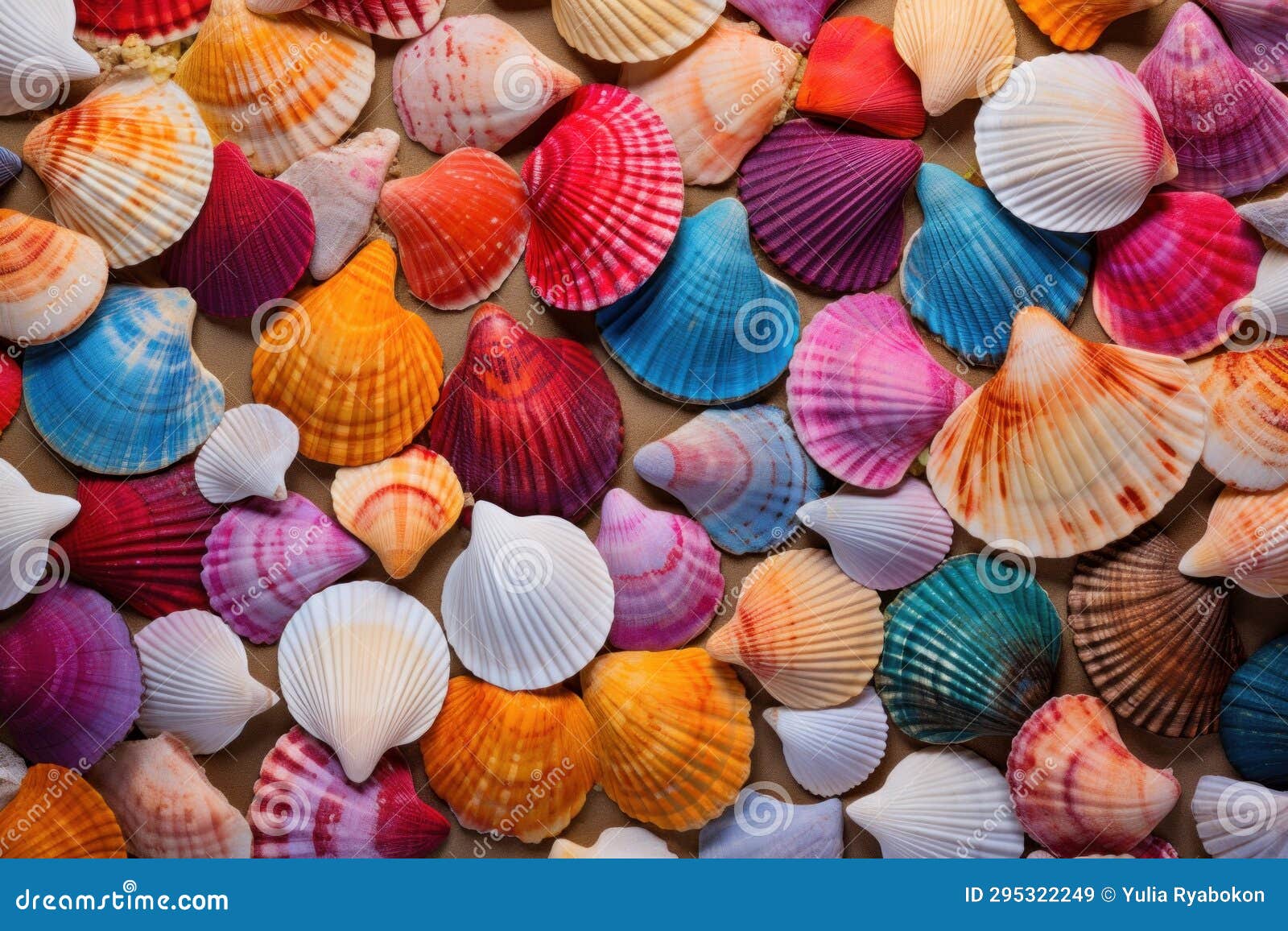 Colorful Seashell Sculpture: A Nautical Street Art Masterpiece Royalty ...