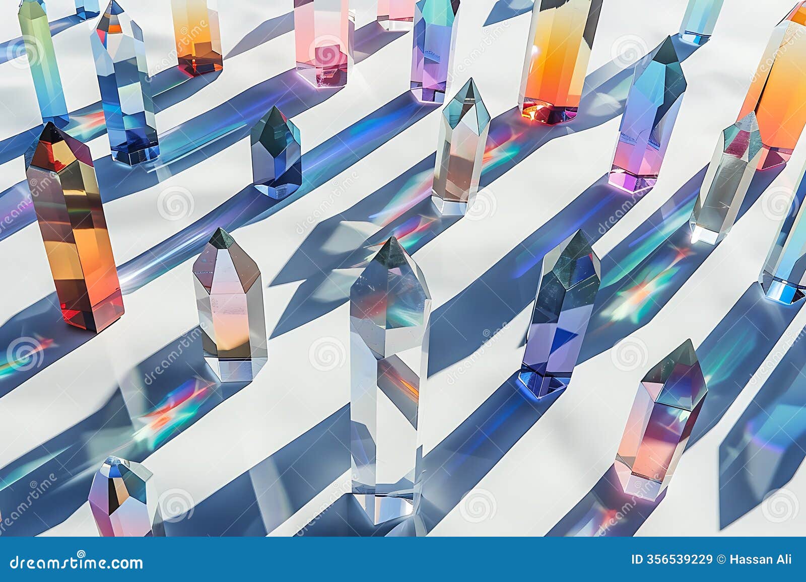 Prisms And Refraction Vector Illustration | CartoonDealer.com #189160564