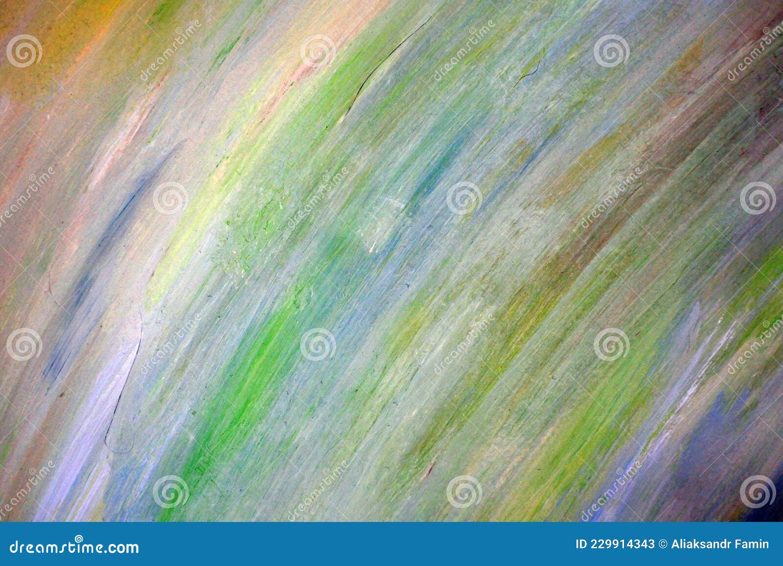 Iridescent Iridescence of Paint. Multicolored Gradient on the Palette ...