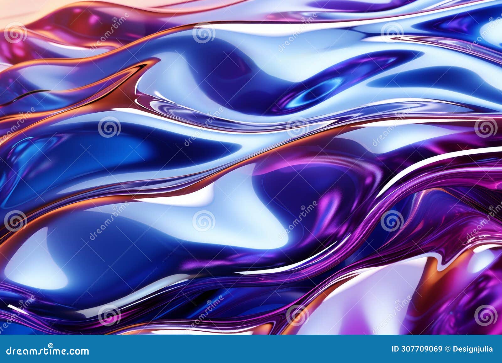 Iridescent Liquid Three-dimensional Texture,vibrating Color Effect,high ...