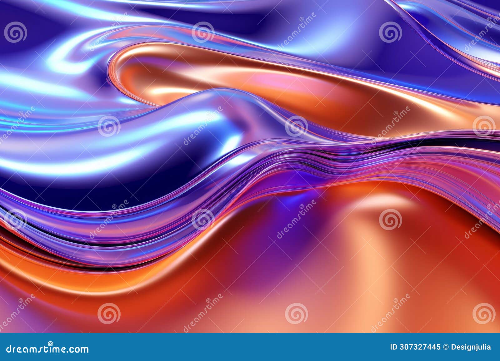 Iridescent Liquid Three-dimensional Texture,vibrating Color Effect,high ...