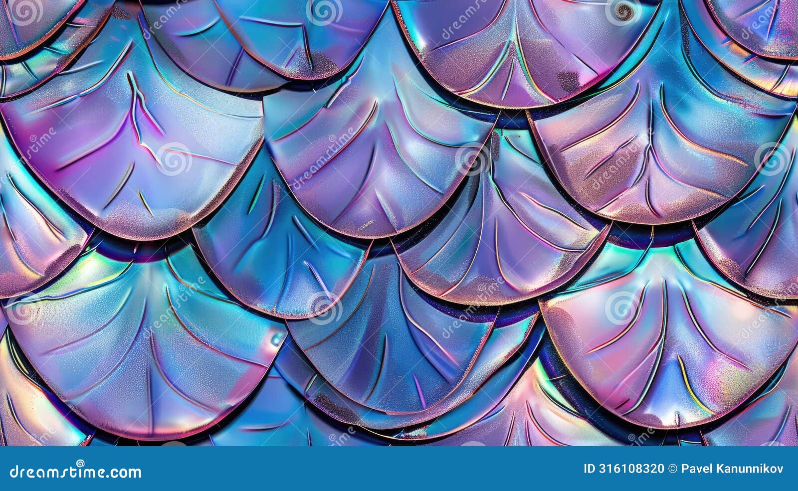 Iridescent Mermaid Scales Pattern, Holographic Rainbow Stock Photo ...