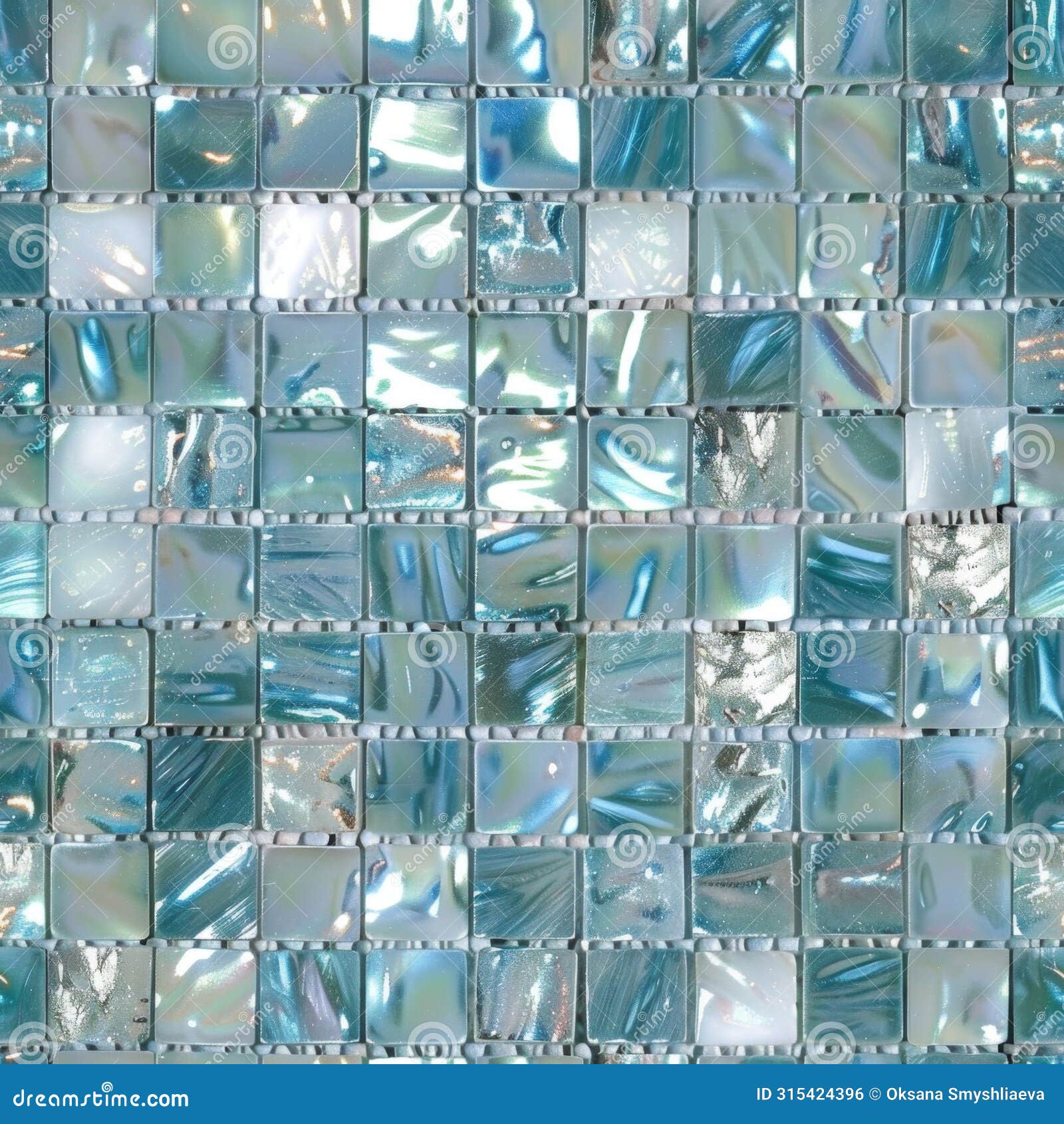 Iridescent Mosaic Tile Texture for Modern Interior Design Stock Photo ...