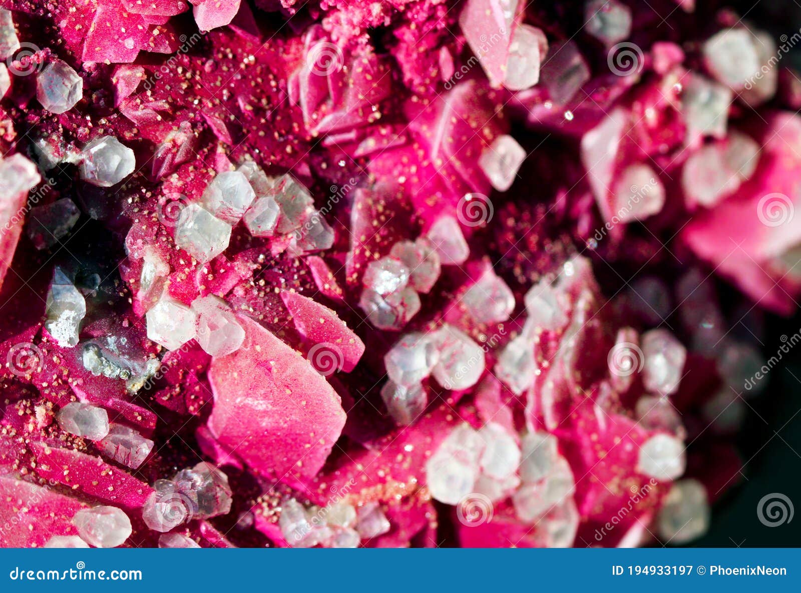 Iridescent Natural Tructured Geometric Calcite Crystals. Texture of ...