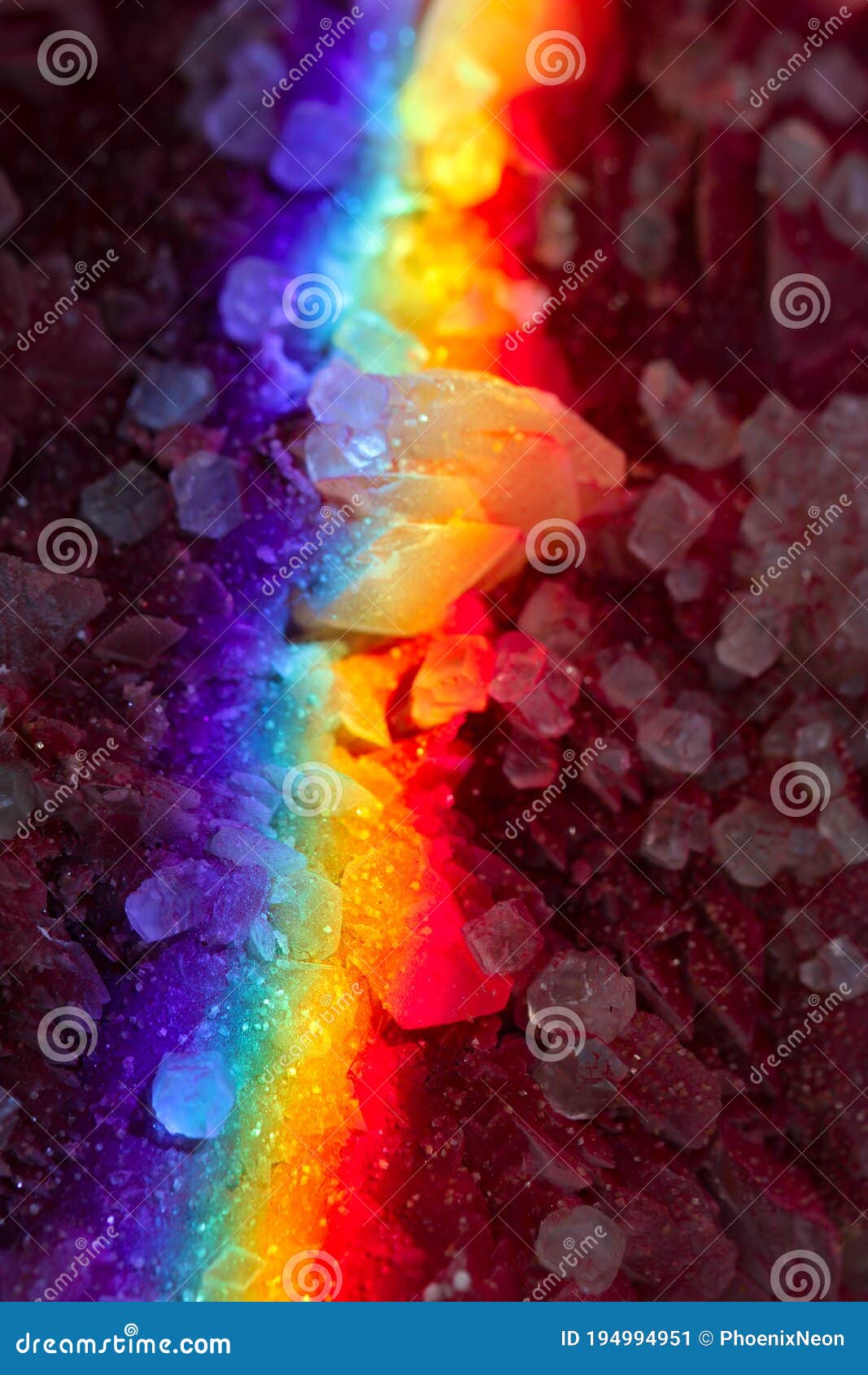 Iridescent Natural Tructured Geometric Calcite Crystals. Texture of ...