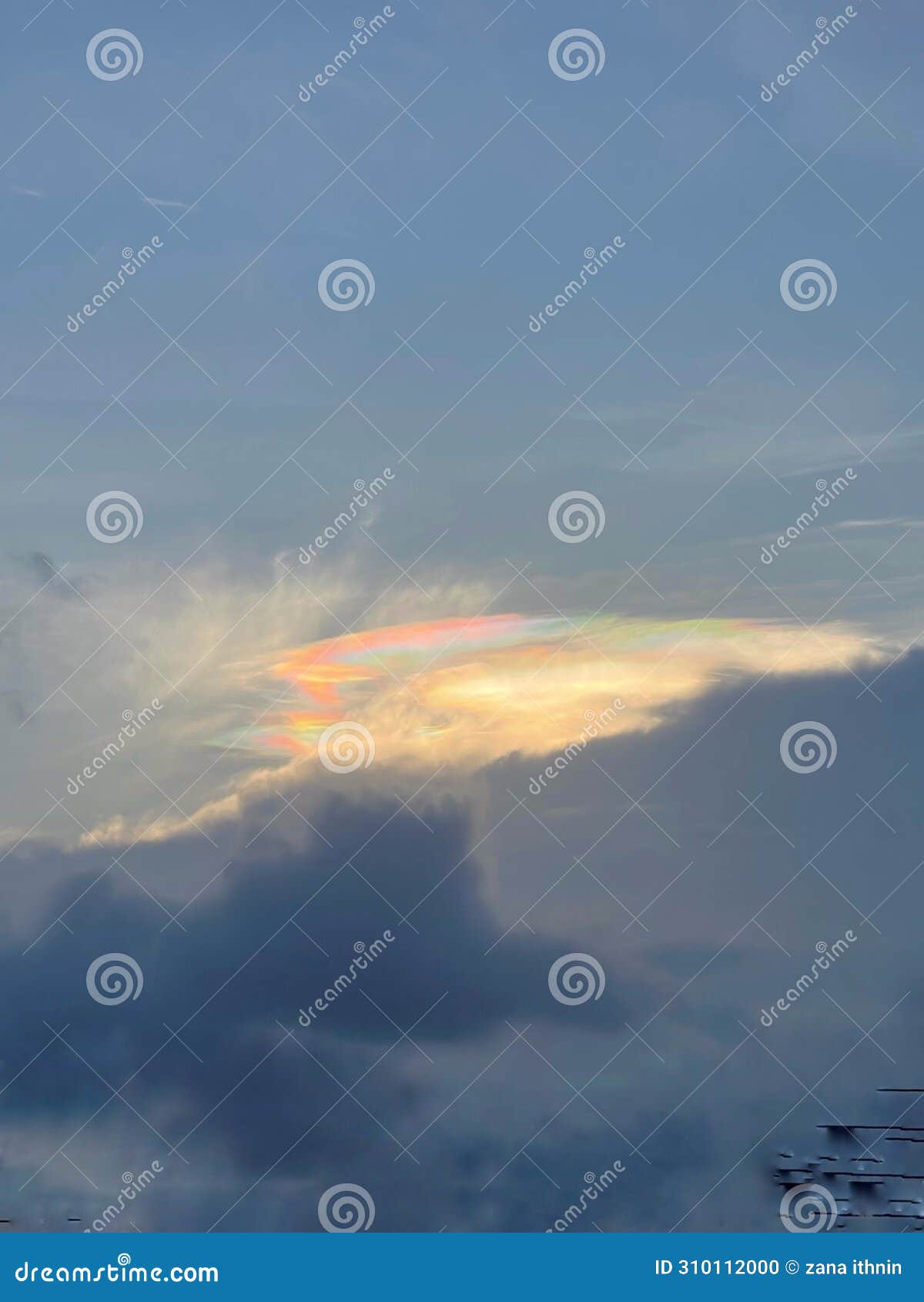 Iridescent pileus cloud stock photo. Image of heaven - 310112000