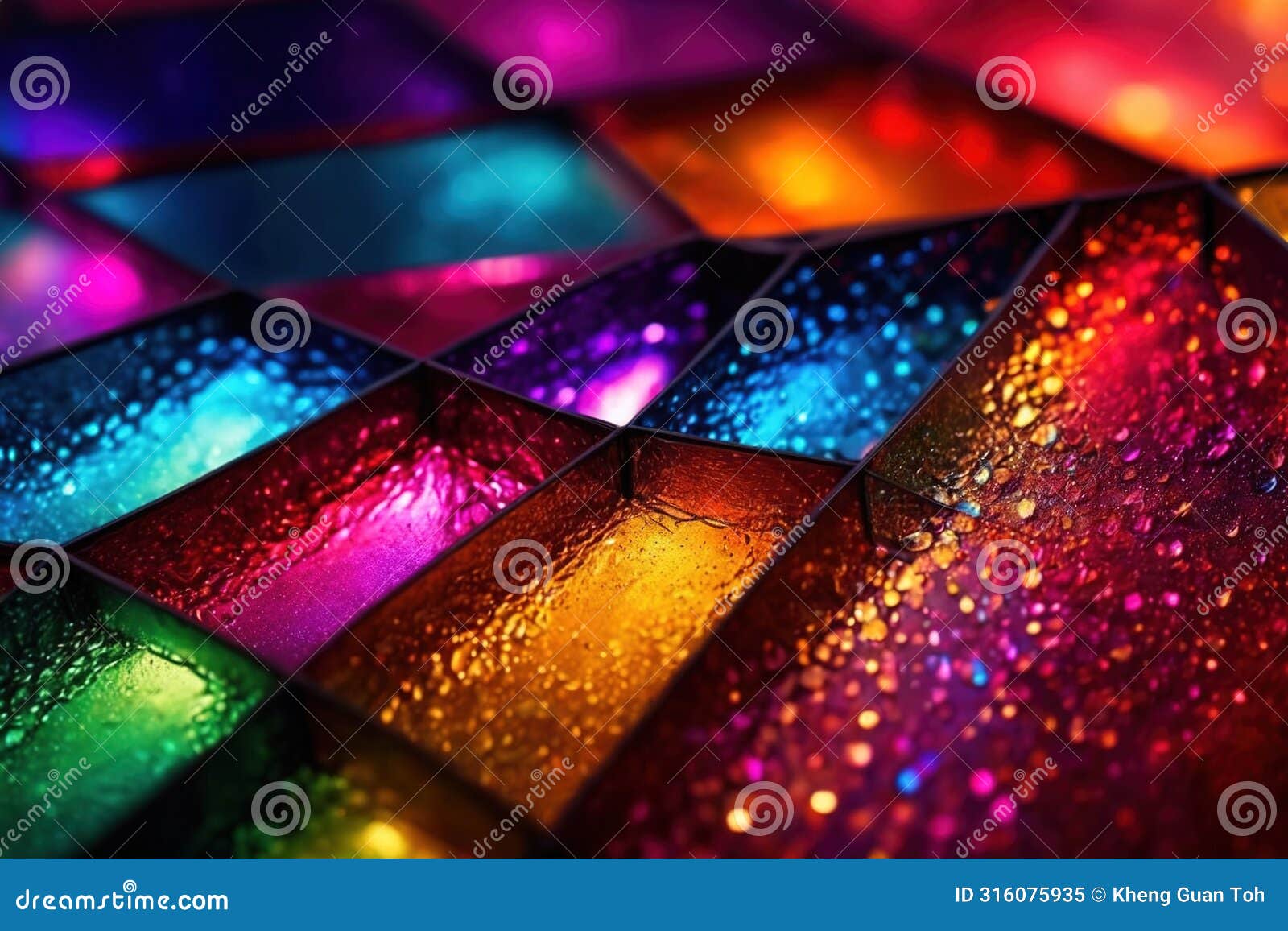 Iridescent Rainbow Glitter Sheen, Abstract Pattern Wallpaper Background ...