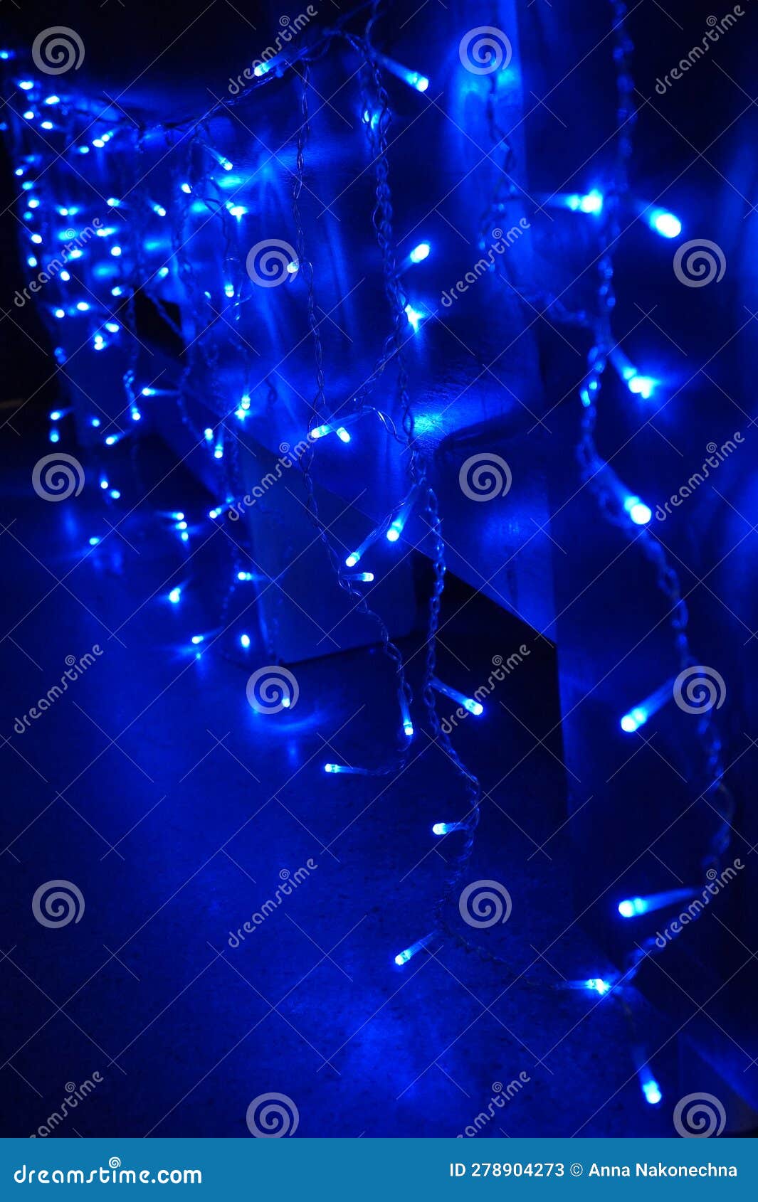 Iridescent Reflections of Spotlights on the Wall Stock Image - Image of ...