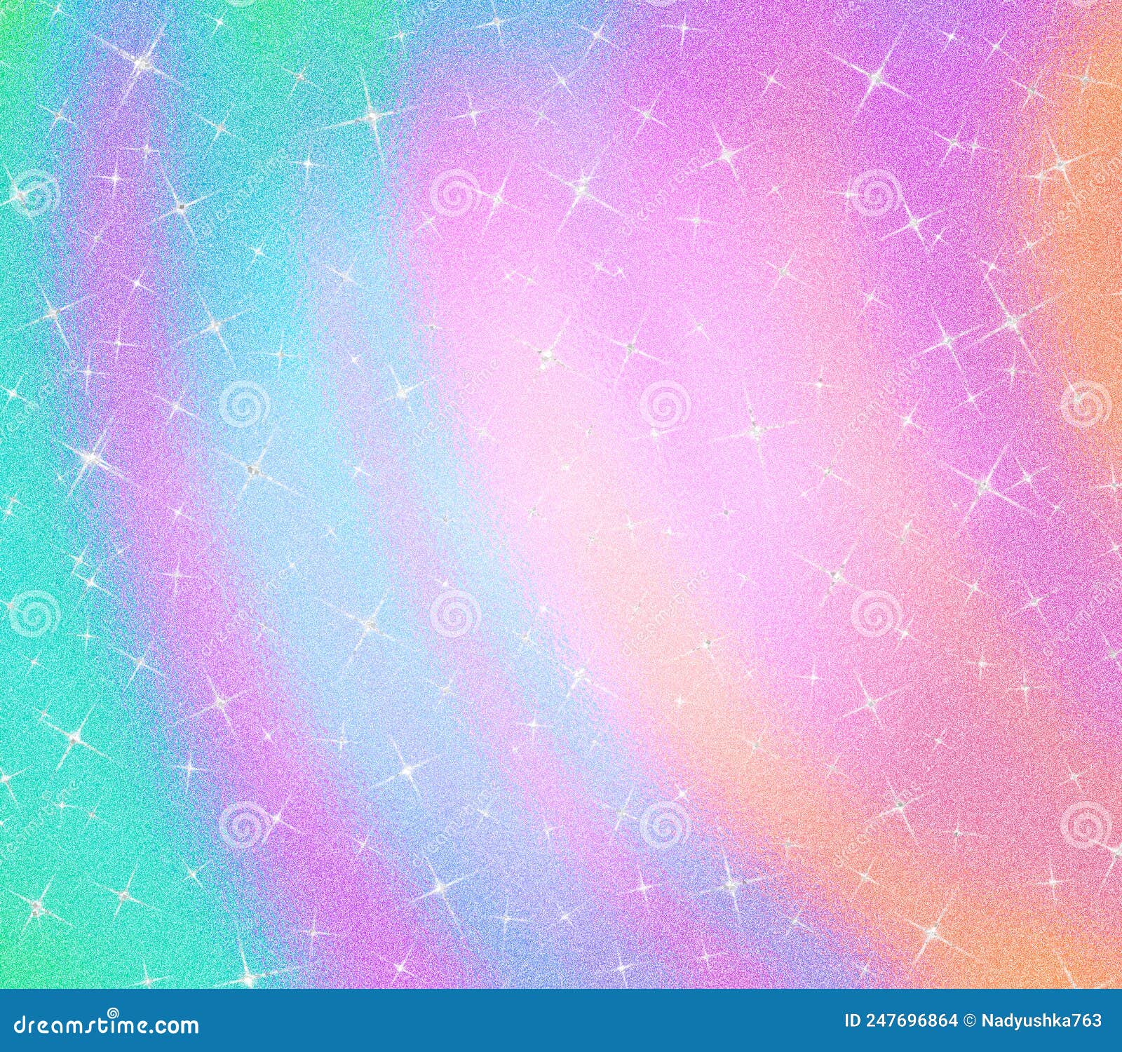 Iridescent Shiny Rainbow Texture. Stock Illustration. Stock Photo ...