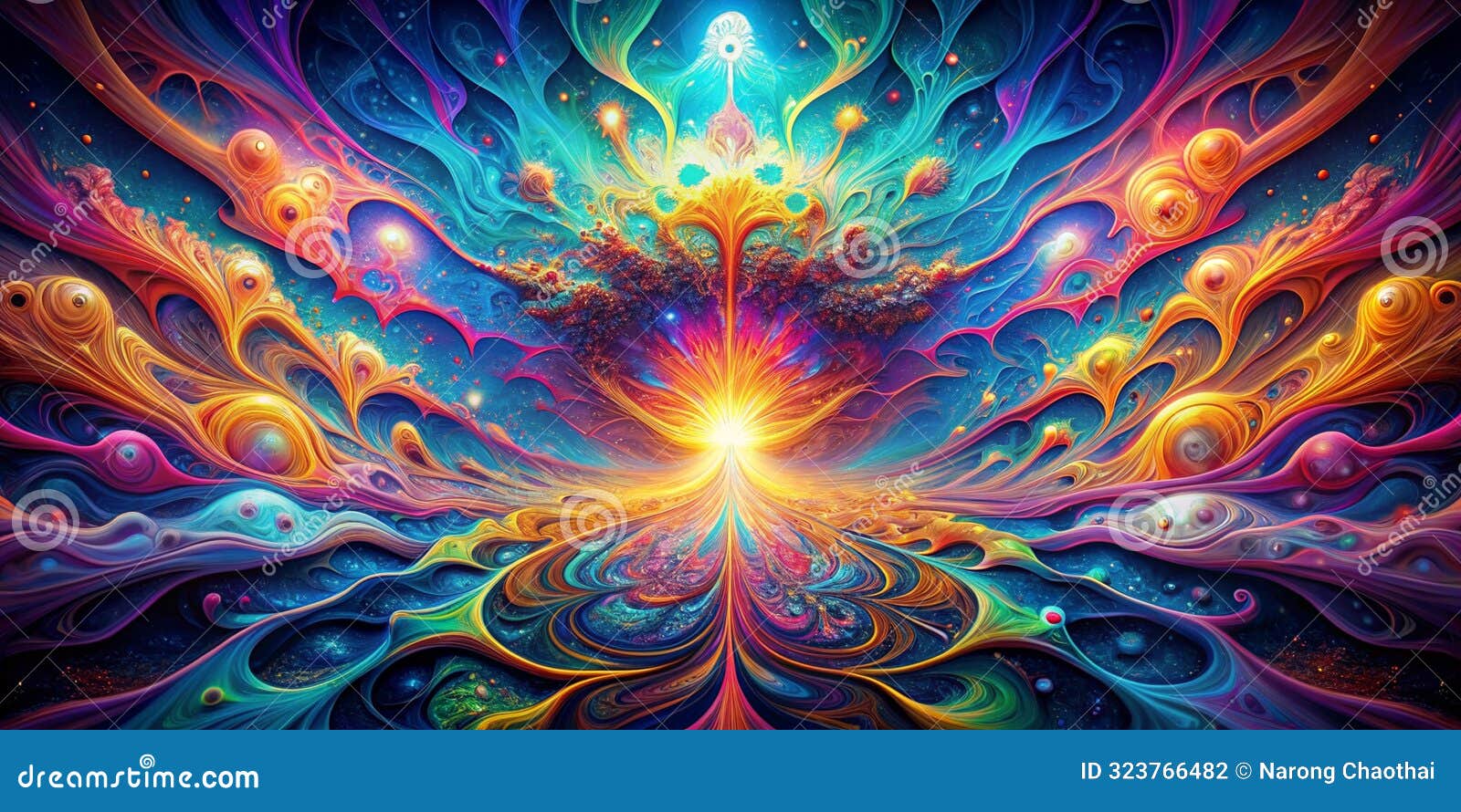 Mind-bending Optical Illusion Artwork. Beautiful Illustration Picture ...