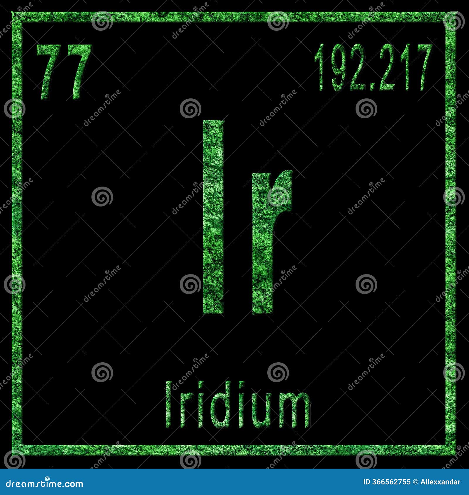 Iridium Chemical Element Icon. Iridium Symbol Education Science Icon ...