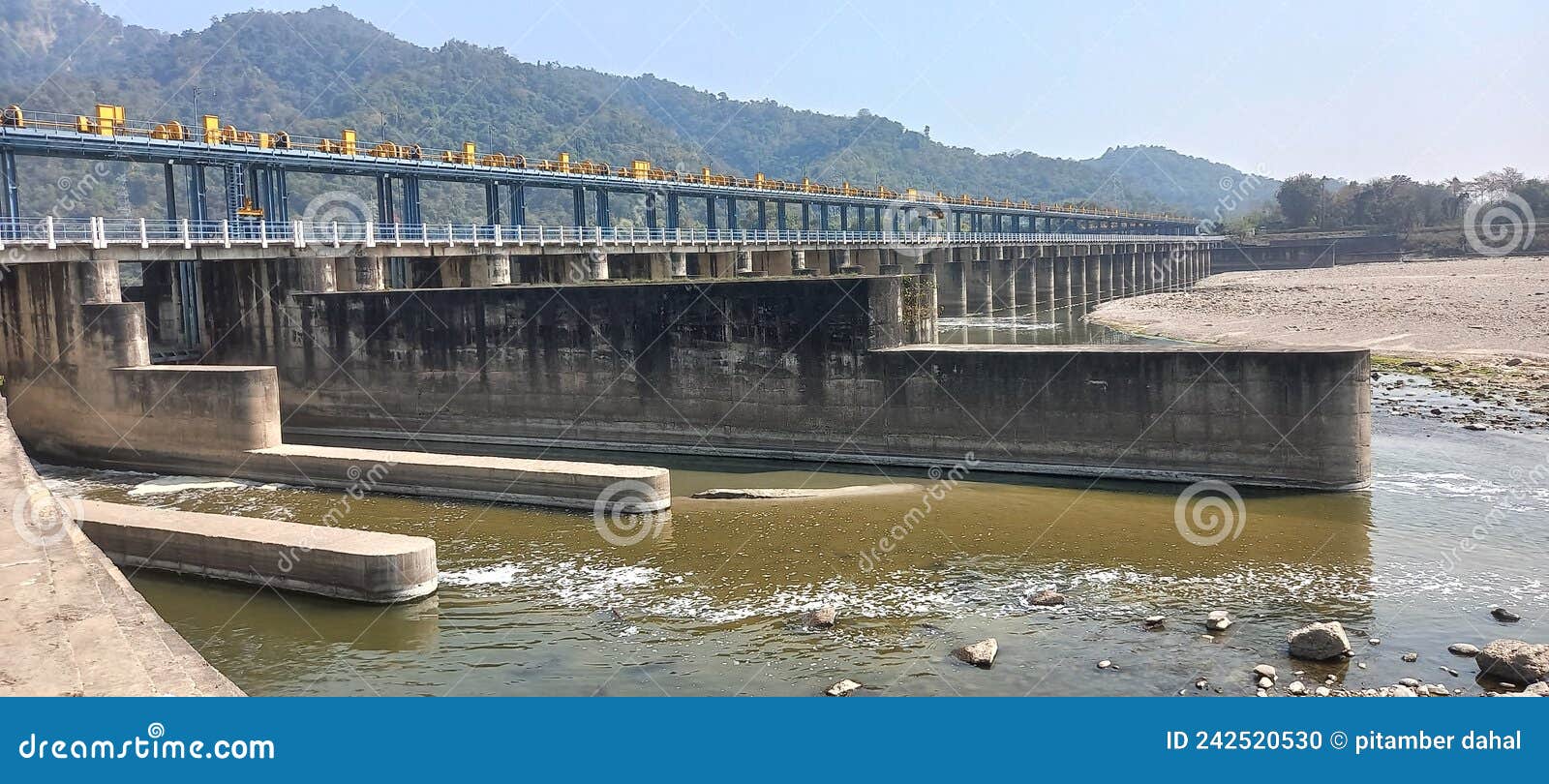 IRIGATE BRIDGE of BAGMATI RIVER Stock Photo - Image of landmark ...