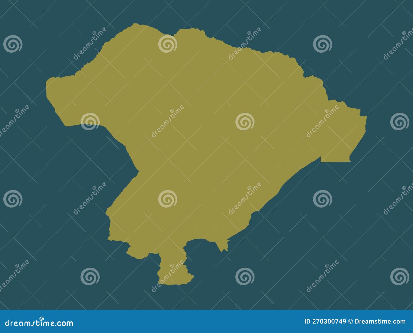 Iringa, Tanzania. Solid. No Legend Stock Illustration - Illustration of ...