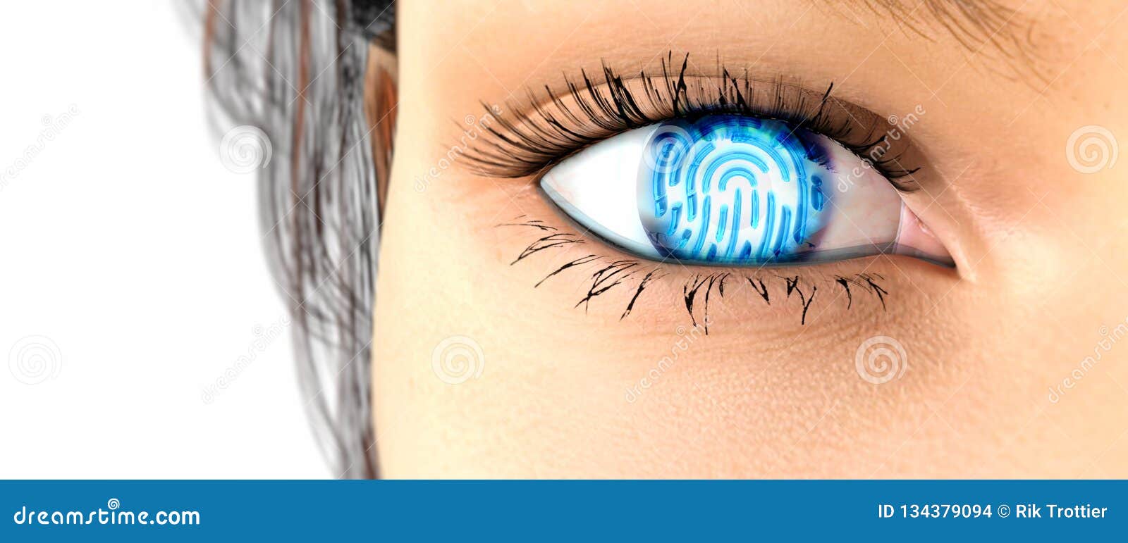 Identity scan fingerprint stock illustration. Illustration of business ...