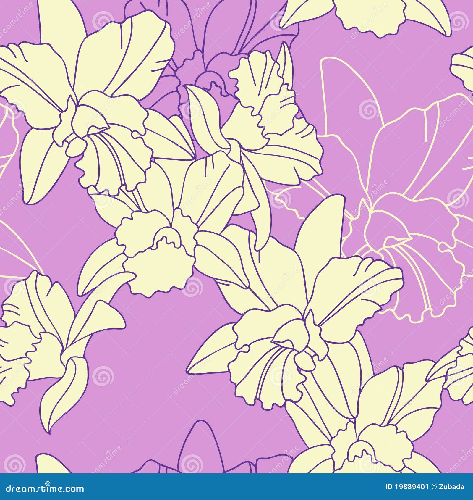 Iris Flower Seamless Pattern Stock Vector - Illustration of design ...