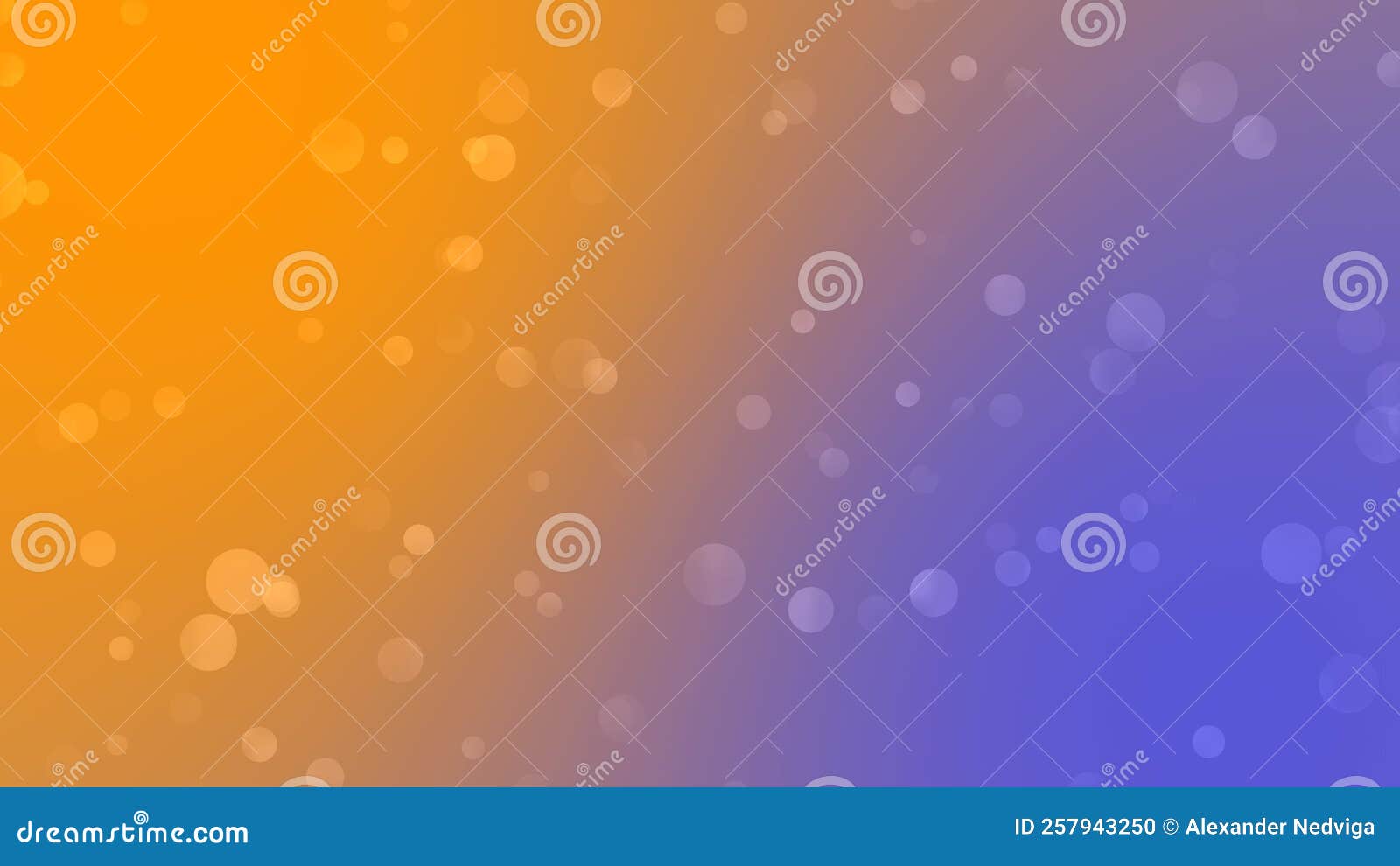 Iris and Tangerine Bokeh Gradient Background Loop Motion. Moving Bubbles Colorful Blurred ...