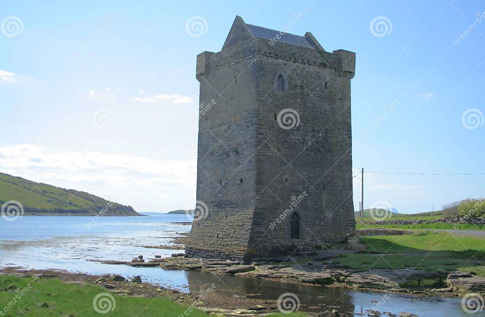 Irish castle scene stock image. Image of scenery, monumental - 2356253
